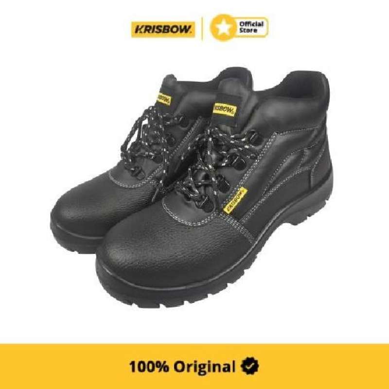 Jual Krisbow Sepatu Safety Shoes Argon 6 Inchi Ukuran 41 - Hitam Di ...