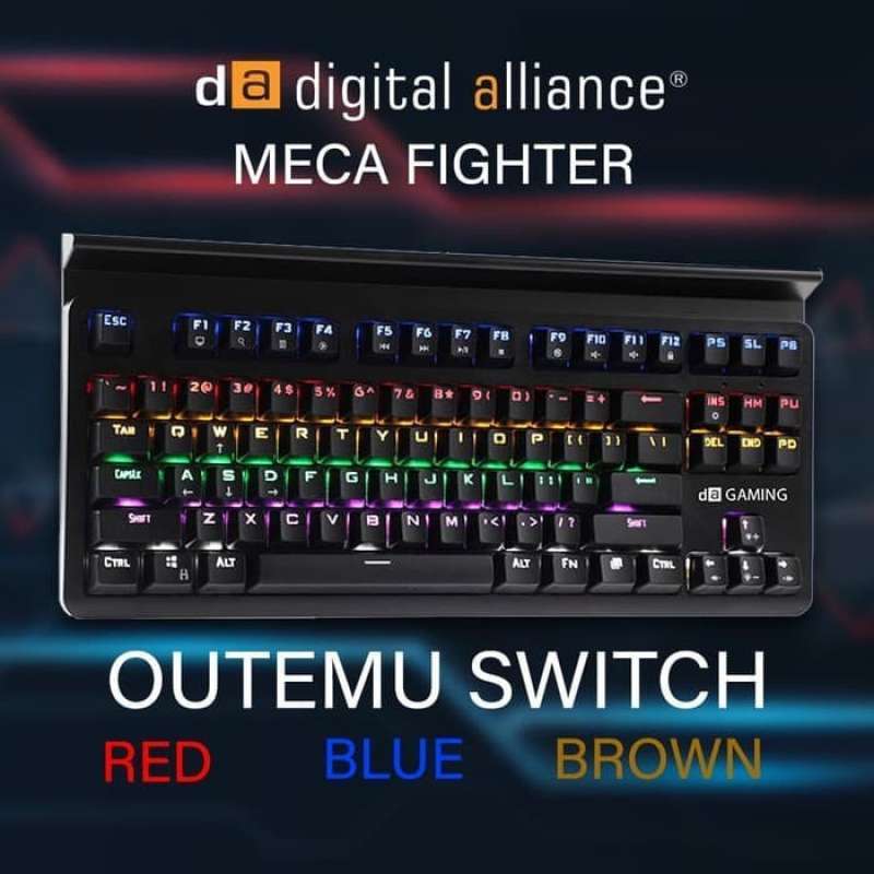 Promo Keyboard Digital Alliance Meca Fighter / Keyboard DA Meca Fighter ...