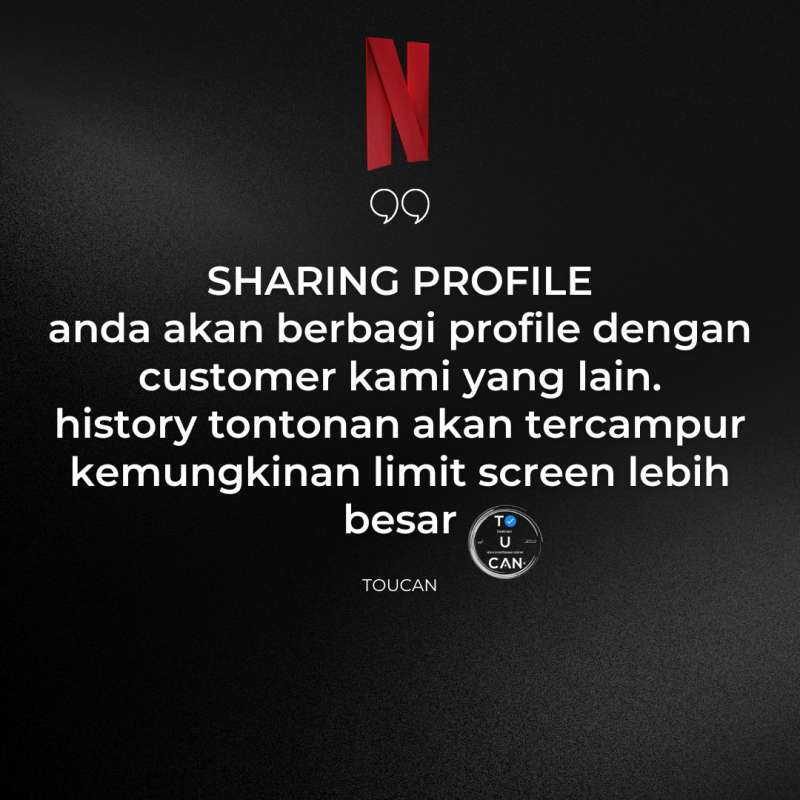 Promo Netflix Premium Uhd 4k Sharing Profile Full Garansi Wajib Baca Deskripsi! Diskon 8% Di ...