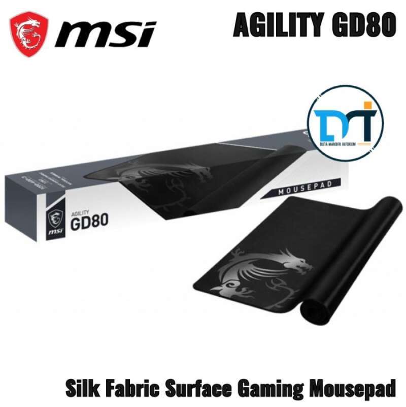 Promo MSI AGILITY GD80 - Silky Smooth Surface Gaming Mousepad Diskon 23 ...