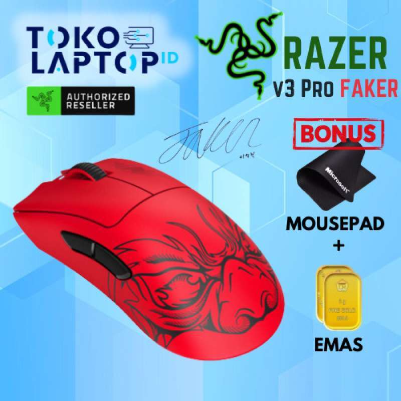 Promo Razer DeathAdder V3 Pro Faker Edition Wireless Gaming Mouse ...