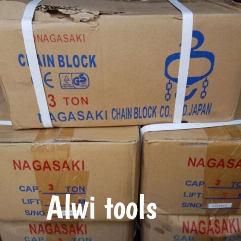 Promo Chain Block 3 Ton × 5 Meter NAGASAKI Made JAPAN Diskon 23% di ...