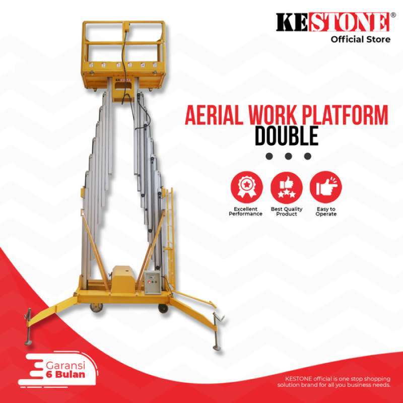 Promo Aerial Work Platform Double - Tangga Electric Aluminium Work ...