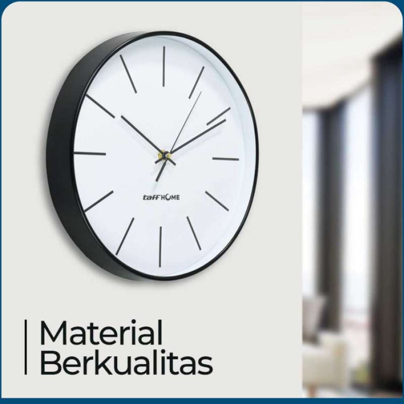 Jual Jam Dinding Bulat Silent Movement Model Modern Minimalis Aesthetic ...