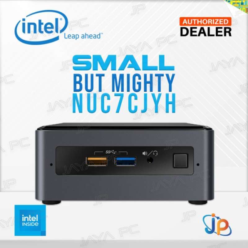 Promo Intel Nuc Mini Pc NUC7CJYH Kit Barebone - Intel Celeron Quadcore ...