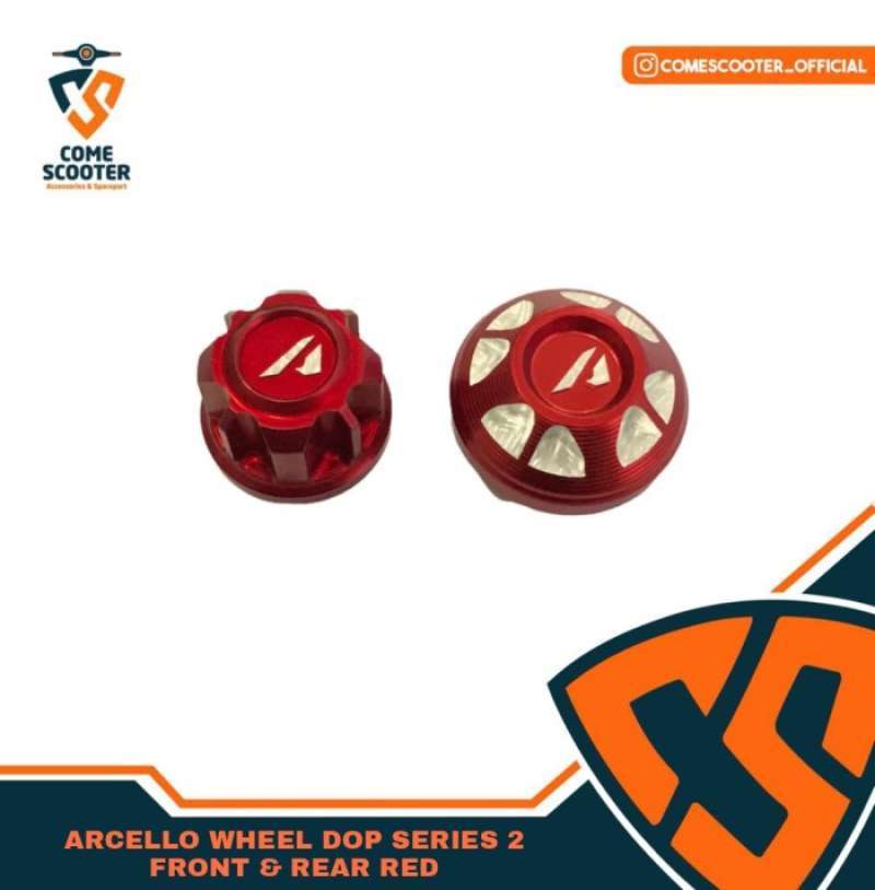 Promo Arcello Wheel Dop Front & Rear Red Series 2 Diskon 23% di Seller ...