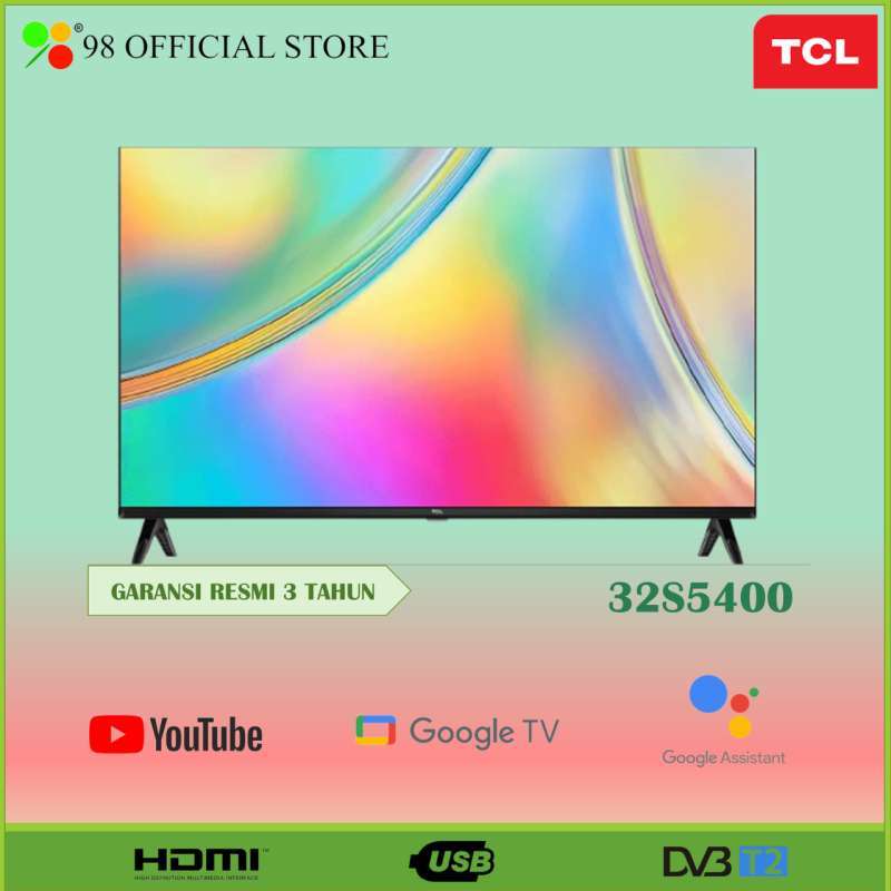 Jual TCL LED 32 INCH (32S5400) - FHD SMART TV - GOOGLE TV di Seller 98 ...