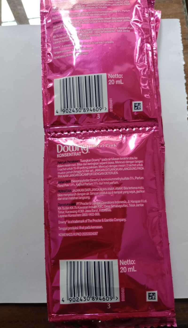 Jual Downy 20ml Floral Pink / 12's Di Seller Damai Indah Online ...