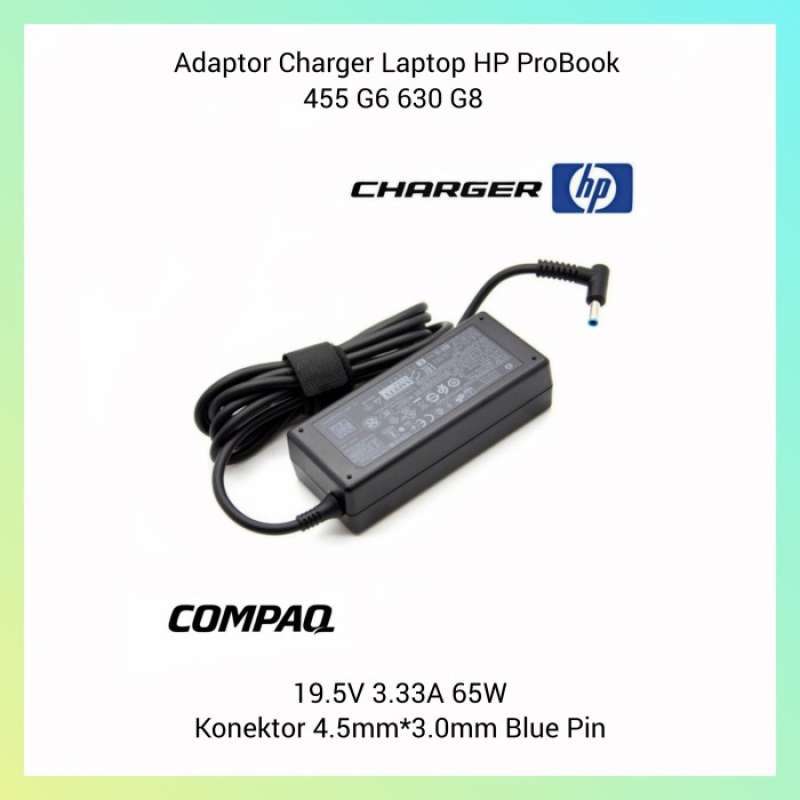 Jual Adaptor Charger Laptop Hp Probook 455 G6 630 G8 19.5v 3.33a 65w Di ...