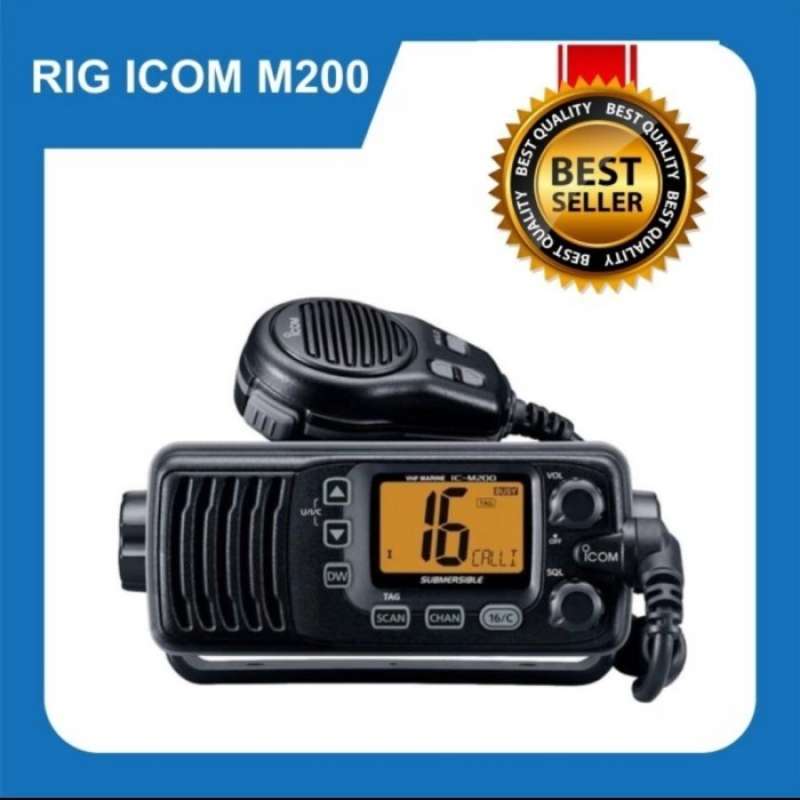 Jual Radio Rig Mobil Kendaraan Icom Marine IC M200 IC-M200 Radio ...