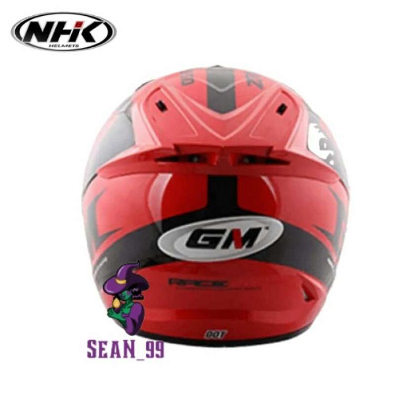 Promo Helm Gm Race Pro Zr 650 Red Black Full Face Original Sni Diskon ...