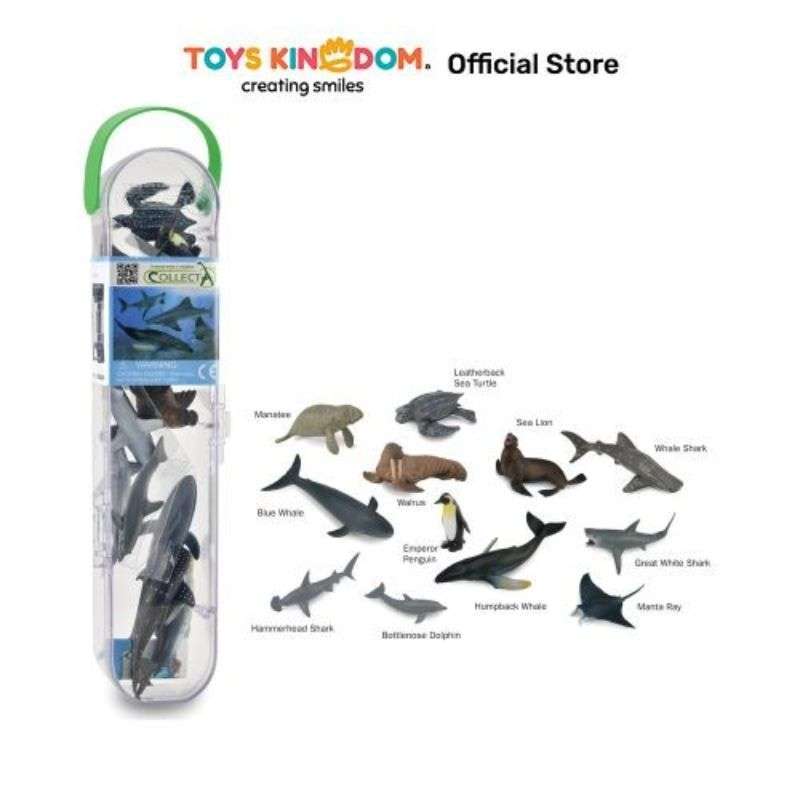 Promo Collecta Miniatur Box Mini Sea Animals Diskon 30% di Seller Toys ...