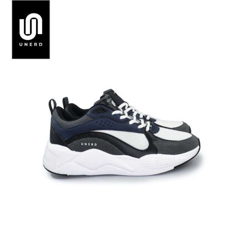 Jual Sepatu Sneakers Unerd | Yukkuri Navy Blue | Sepatu Sneakers Casual ...