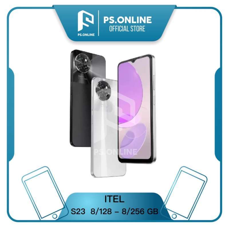 Promo Itel S23 8/256 GB & 8/128 GB (8+8GB) RAM 16GB Garansi Resmi - 8/256GB BLACK Diskon 2% di ...