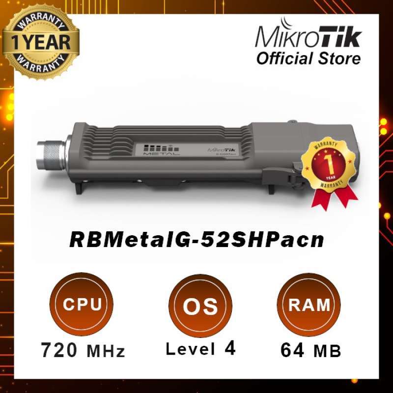 Promo MikroTik Router Metal 52 ac ( RBMetalG-52Sacn ) Diskon 23% di ...