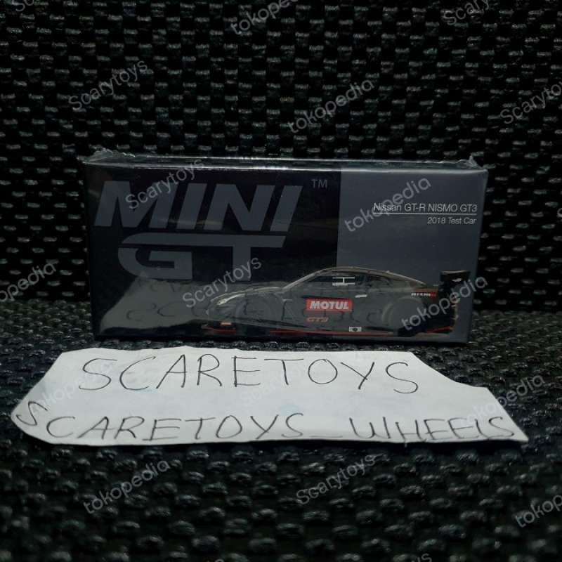 Promo Mini GT MiniGT Nissan GTR R35 Nismo GT3 Black 2018 Test Car Motul ...