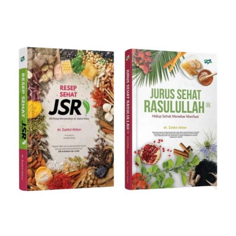 Promo Paket 2 Buku Resep Sehat JSR dan Jurus Sehat Rasulullah. Diskon 33% di Seller DENTA TOYS ...