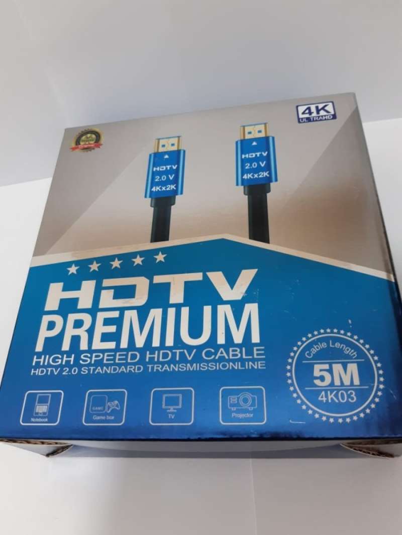 Promo Kabel Hdmi 5Meter 4K Ultra Hd Premium V2.0 M-Tech Diskon 23% di ...