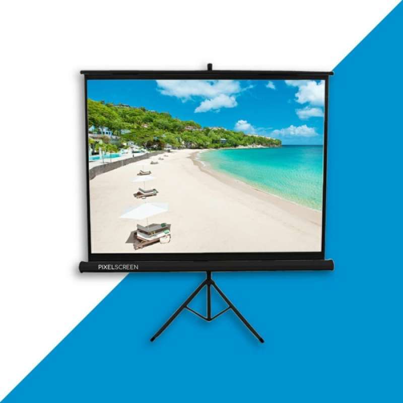 Promo Pixel Screen Projector 84 Tripot - Pixel Layar Proyektor 84 ...