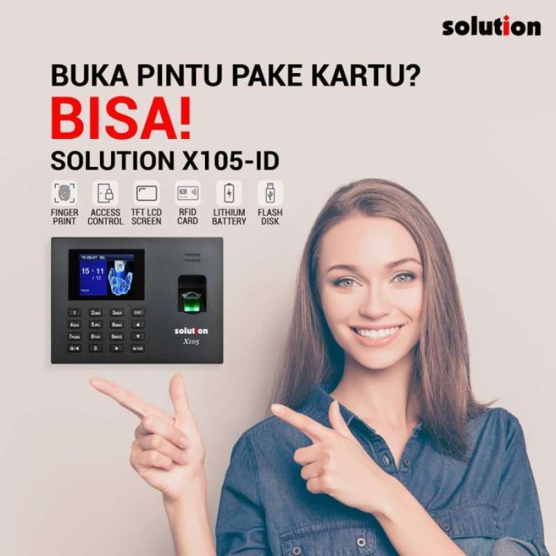 Promo Solution X105-Id - Mesin Absensi & Access Door - Akses Pintu ... Promo Solution X105-Id - Mesin Absensi & Access Door - Akses Pintu ...