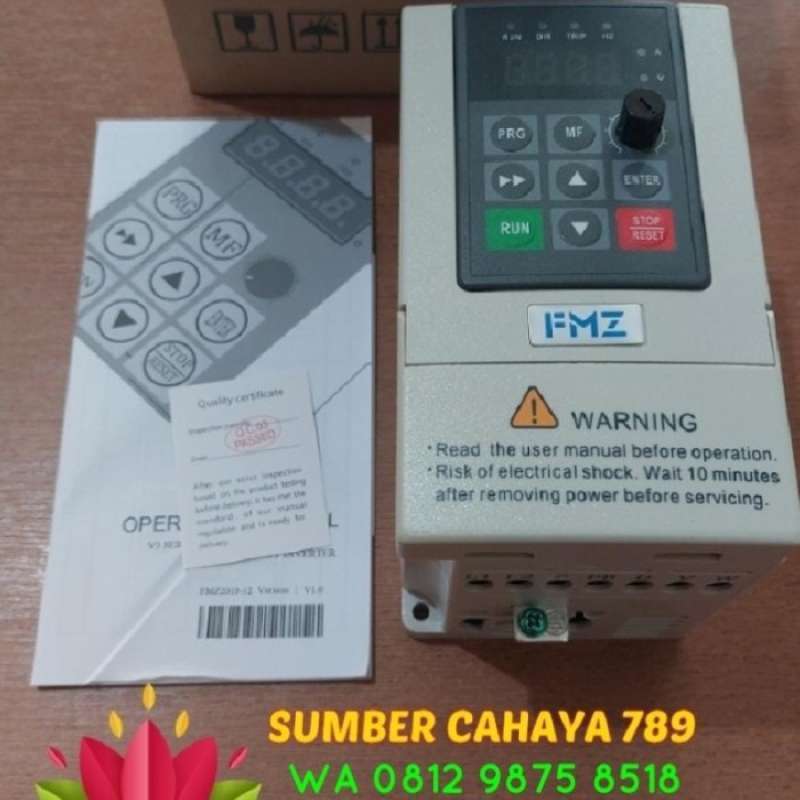 Promo Inverter FMZ 0.75kw 1hp input 1phase 220V Diskon 13% di Seller Sentral Beli Beli - Kelapa ...