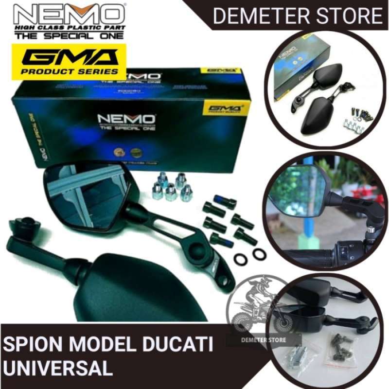 Promo Spion Ducati Nemo 1007 Kaca Cembung Model Ducati Nmax Aerox Lexi ...