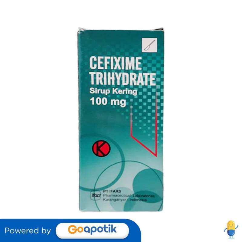 Jual CEFIXIME TRIHYDRATE IFARS 100 MG/5 ML DRY SYRUP 30 ML di Seller ...