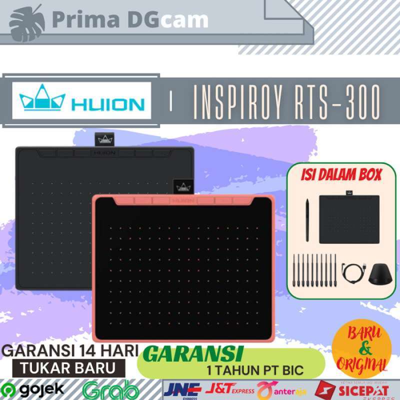 Promo Huion Inspiroy RTS-300 / RTS 300 Pen Tablet Garansi Resmi Diskon ...