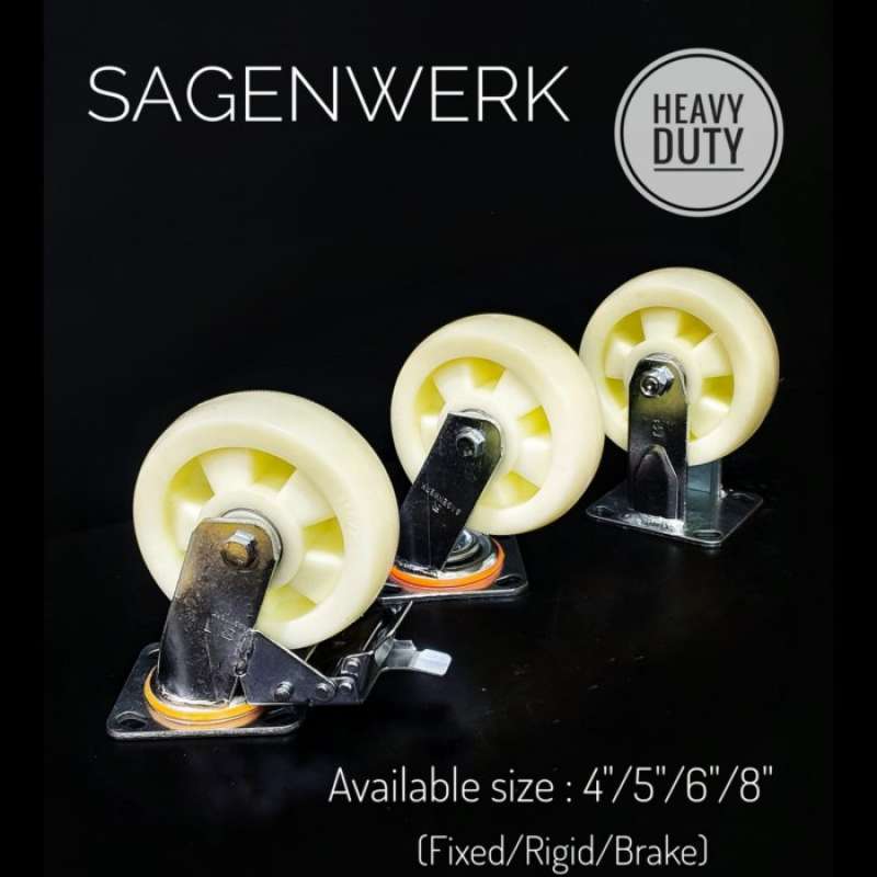 Promo Roda Troli Sagenwerk Heavy Duty 4 Inch Diskon 23% Di Seller Meepo ...