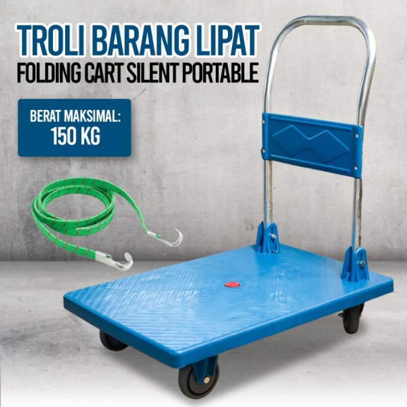 Promo Troli Lipat Barang Fiber Troley Trolley Gerobak Besi Hand Truck ...
