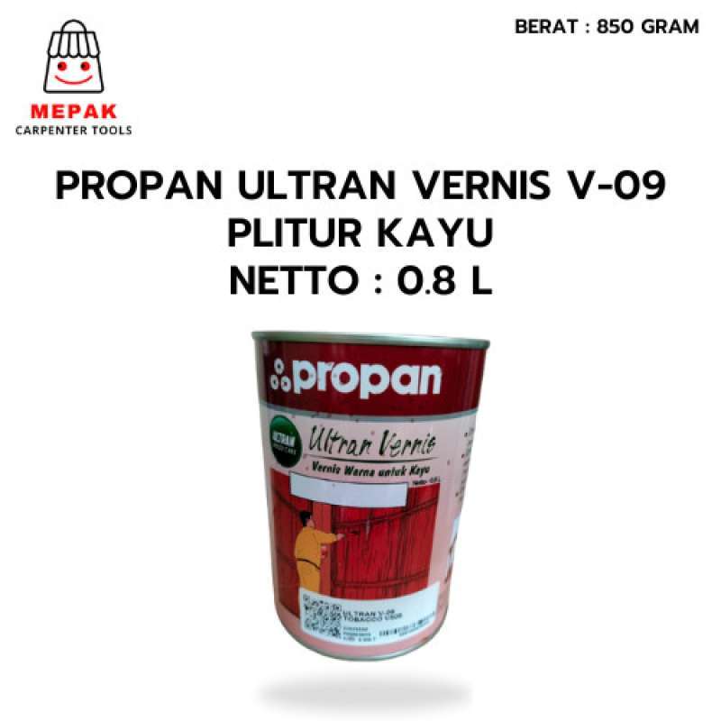 Promo Vernis Kayu Propan Ultran Vernis V-09 1L Plitur Kayu Diskon 4% di ...