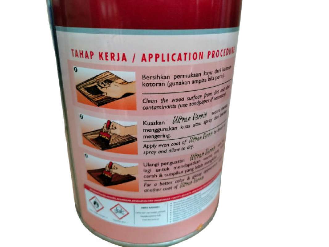 Promo Vernis Kayu Propan Ultran Vernis V-09 1L Plitur Kayu Diskon 4% di ...