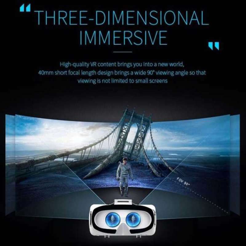 Promo Shinecon Kacamata Vr Box Imax Giant Screen Virtual Reality With ...