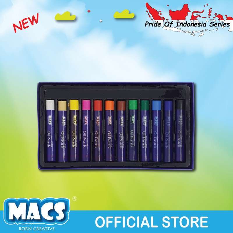 Promo MACS Artist Premium Crayon Oil Pastel 12 Color Diskon 20% di ... Promo MACS Artist Premium Crayon Oil Pastel 12 Color Diskon 20% di ...