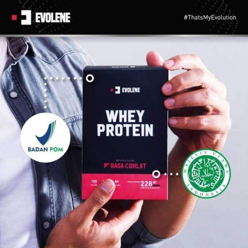 Promo Evolene Whey 6 Sachet Suplemen Susu Fitnes Fitness Tinggi Protein ...
