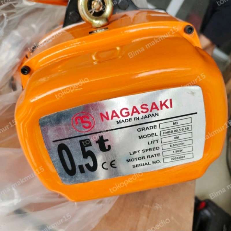 Promo electric chain hoist 0.5 ton x 6 electric 380V/with trolley ...