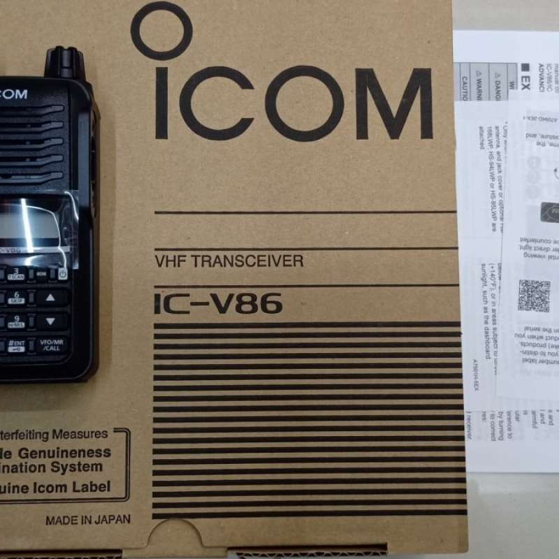 Promo Handie Talkie /Ht Icom Ic V86 Vhf Diskon 3% di Seller Kuniy Store - Kapuk, Kota Jakarta ...