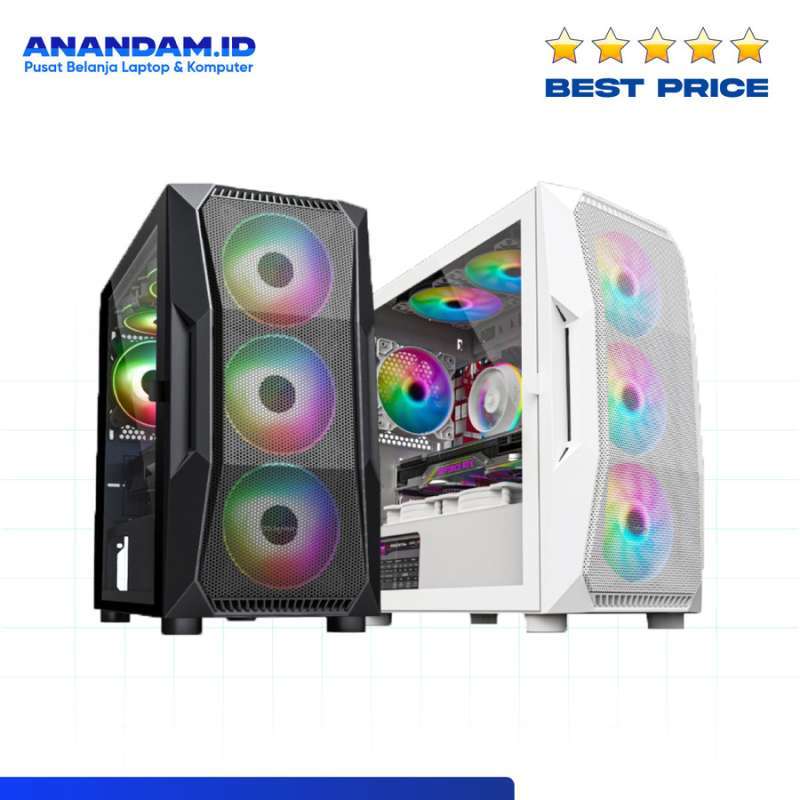 Jual Casing Infinity Poseidon V2 - Matx Gaming Case - Hitam Di Seller ...