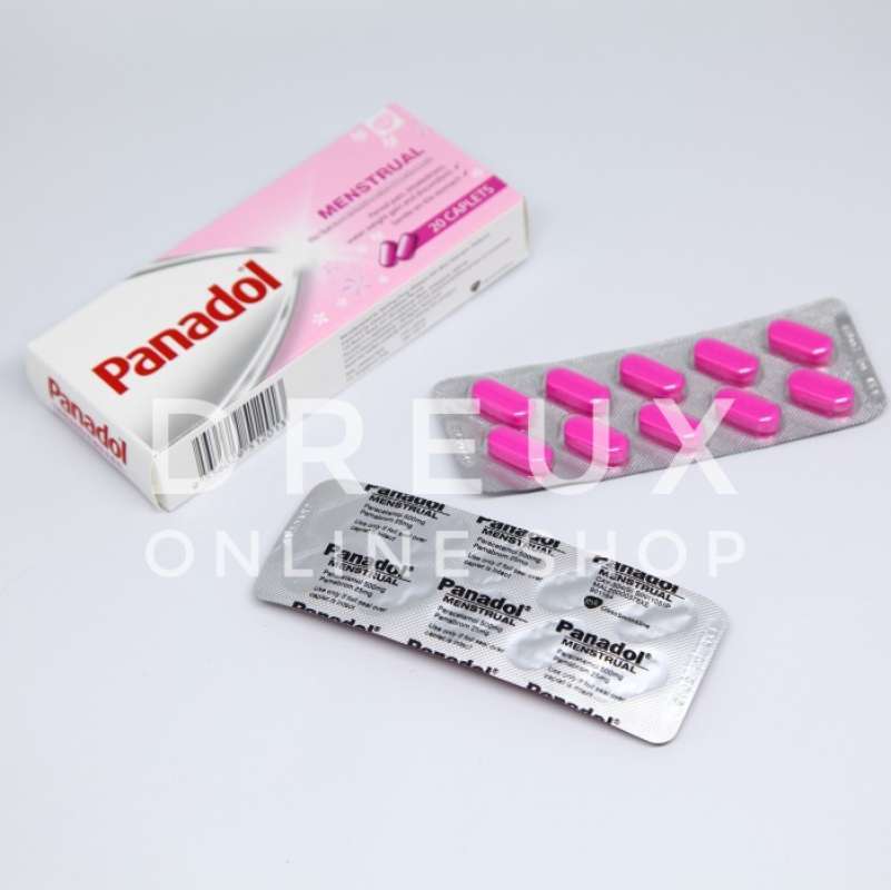 Jual [import] panadol menstrual (1 box = 2 strips = 20 caplets) di ...
