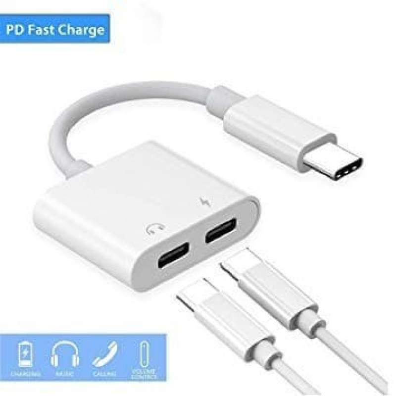 Promo Usb Type C To 2 Usb Type C Female Splitter Type C Chipset Dac ...