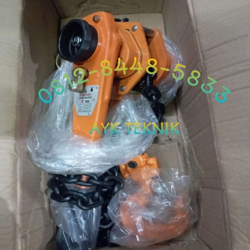 Promo 2 Ton X 5 Meter Nagasaki Lever Block / Level Block Alat Angkat ...