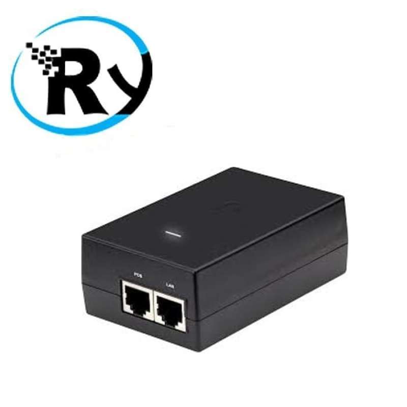 Promo Ubiquiti UBNT POE-48-24W-G Poe Adapter With Gigabit Lan Port ...