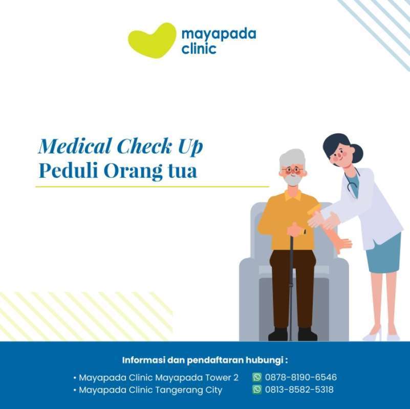 Promo Medical Check Up Peduli Orang Tua Diskon 17% Di Seller Mahanani ...