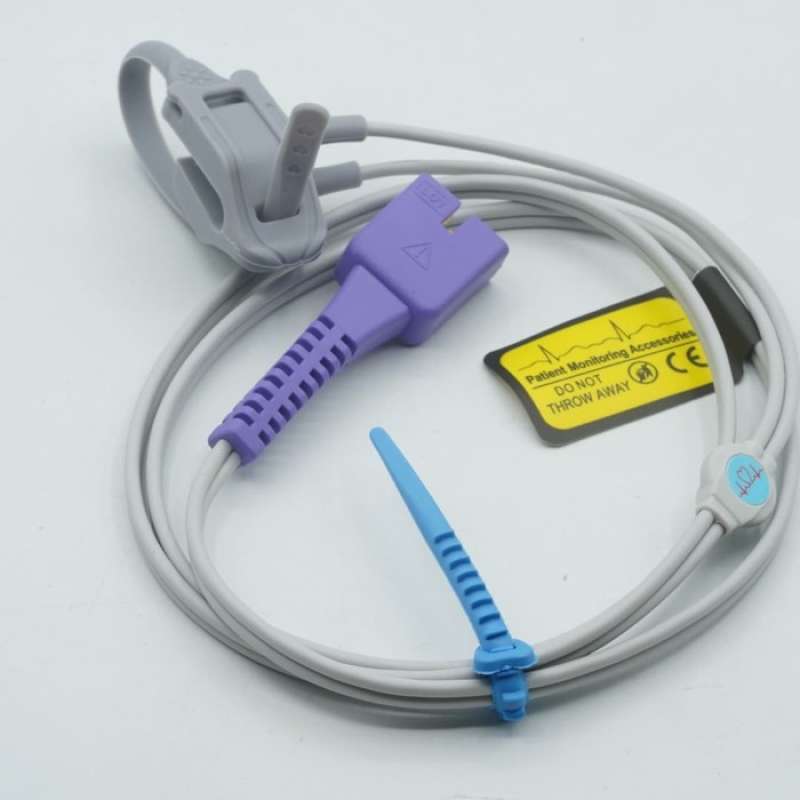 Promo Kabel Spo2 Cable Nellcor 9 Pin Oximax Neonate Wrap Sensor Bayi 1M ...