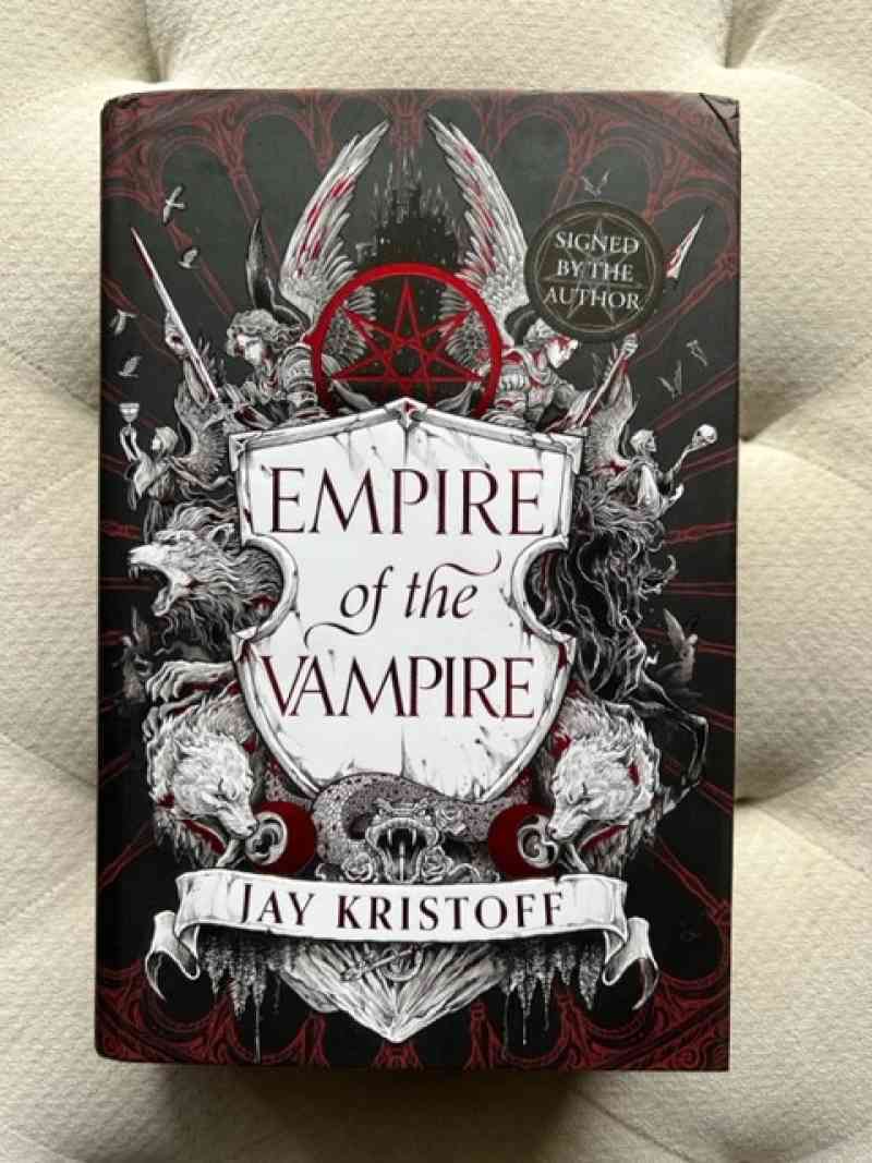 Promo Empire of The Vampire by Jay Kristoff (Signed by the Author ...