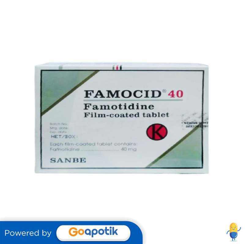 Jual FAMOCID 40 MG BOX 30 TABLET di Seller Apotek Jaya Santosa - Rahayu ...