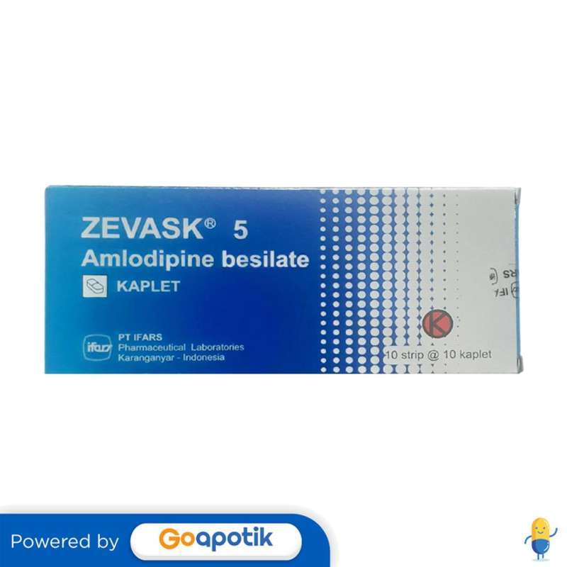 Jual ZEVASK 5 MG BOX 100 KAPLET di Seller Apotek Hanin - Tegal Rejo ...