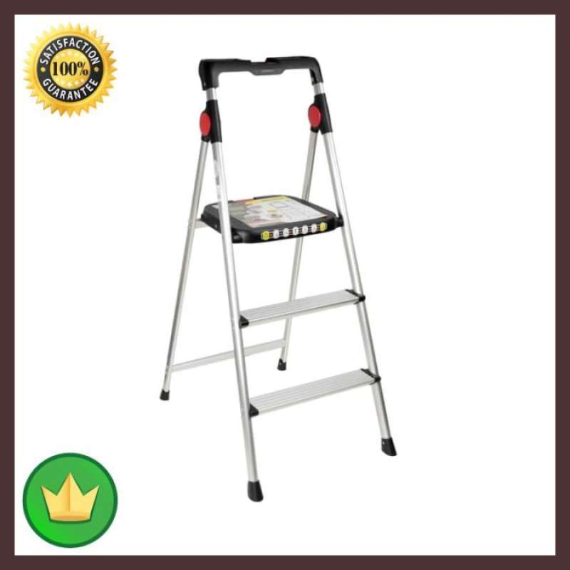 Promo Tangga Lipat Aluminium American Type 3 Step Diskon 23% Di Seller ...