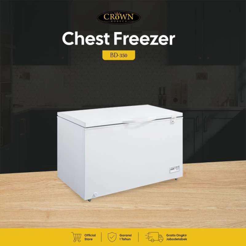 Promo Chest Freezer Bd-350 Mesin Pembeku Crown Horeca Diskon 2% di ...