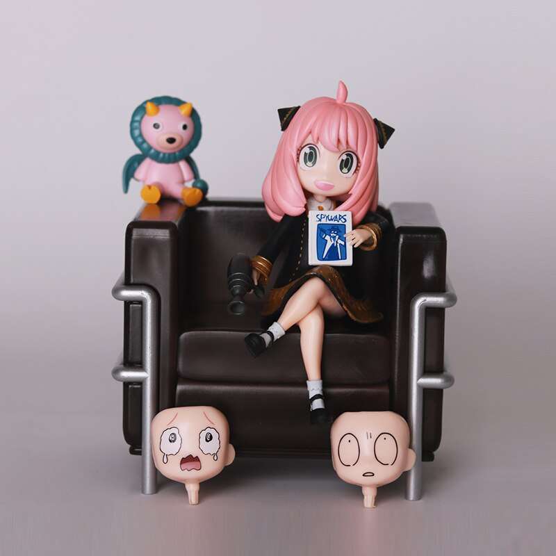Promo 15cm Anya Forger Anime Figure SPY×FAMILY Action Figure SPY FAMILY ...